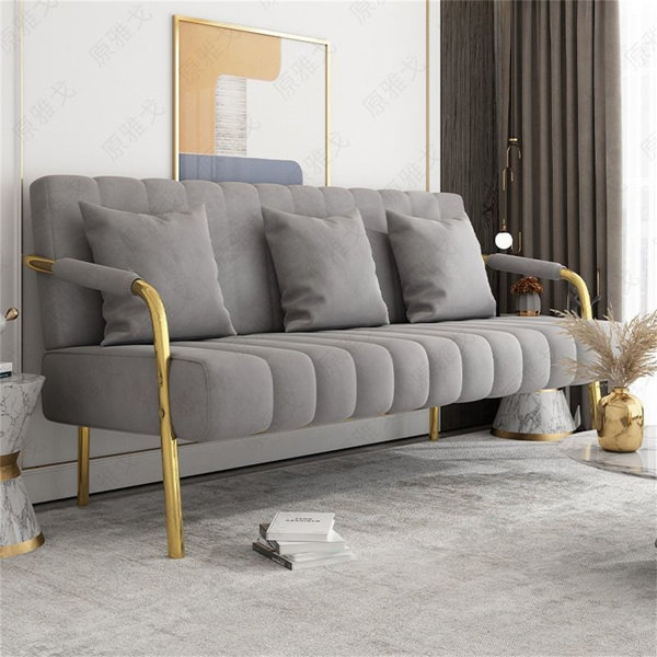 Mercer41 Farzona 47.24'' Velvet Sofa & Reviews | Wayfair